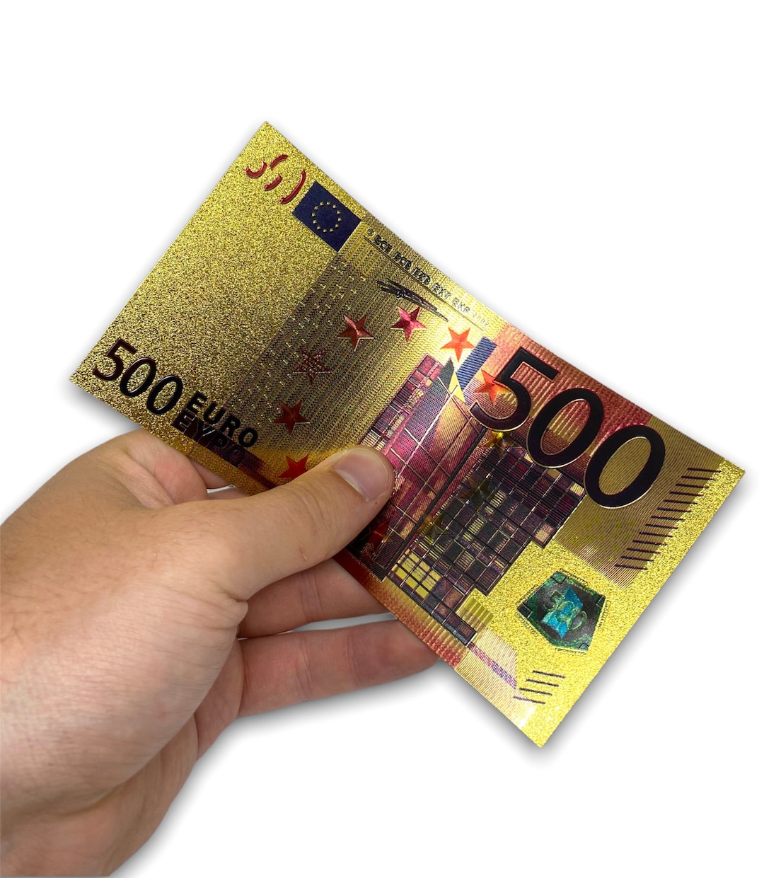 Euro 500 Note Gold Banknote Collectible Banknote EUR Amazing Quality ...