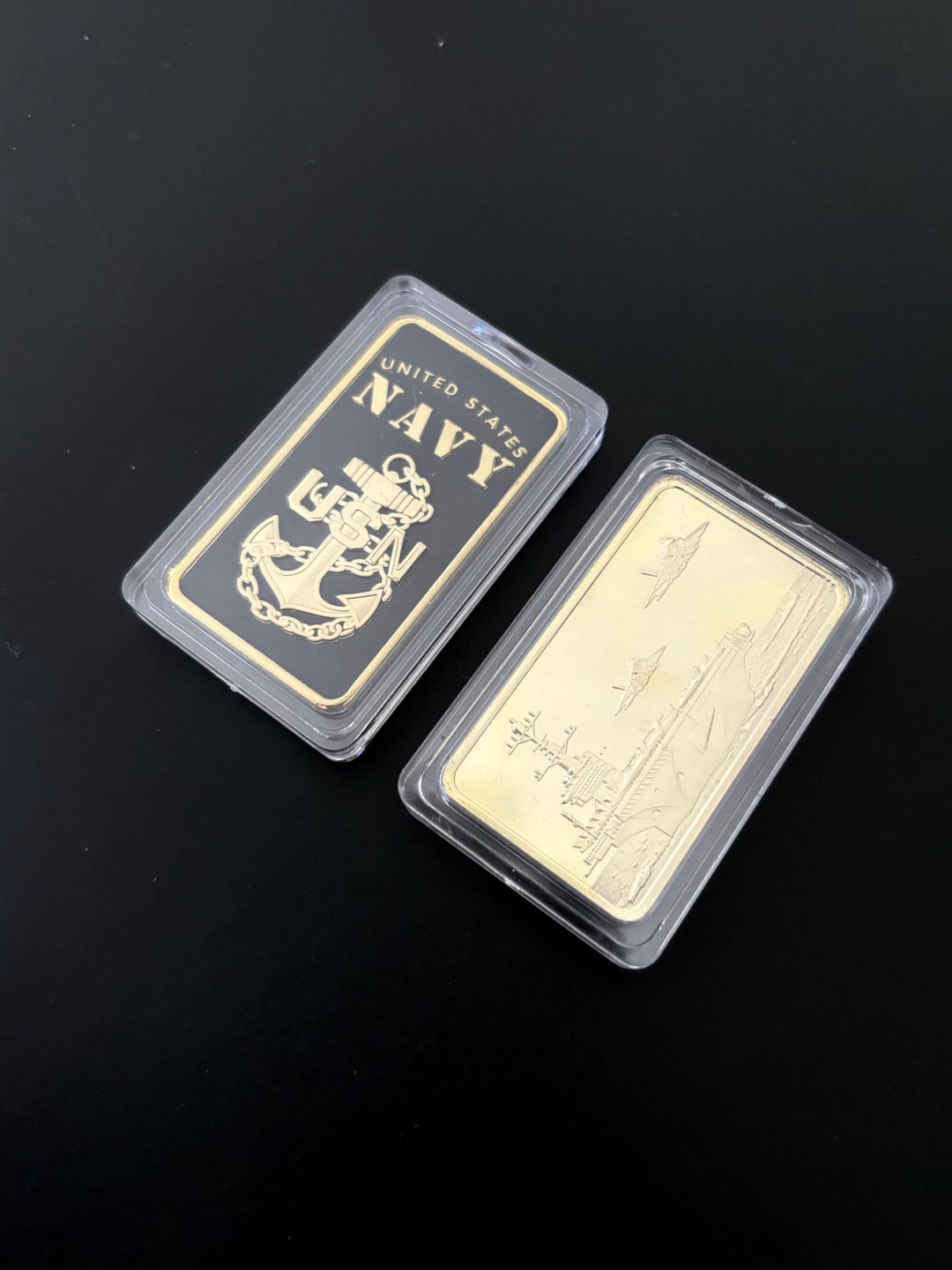 Gold USA Army NAVY Bar American Concept, Memorable Bar, Military Gift ...