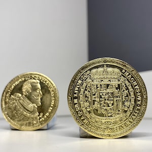 Poland 100 Ducat Gold Plated Coin 1621 King Sigismund III REPLICA 1pcs ...
