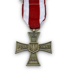 Poland Cross of Valour Medal Replica for Military Merit, Military Award ...