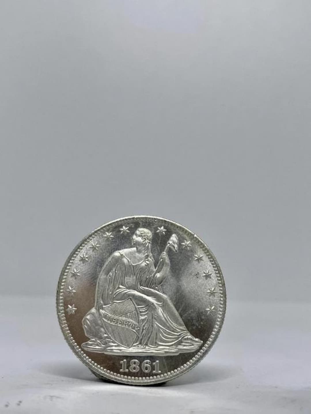 CSA United States of America Half Dollar Silver Plated Coin 1861 ...