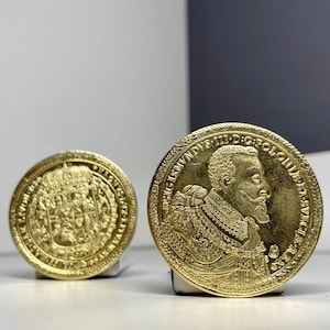 Poland 100 Ducat Gold Plated Coin 1621 King Sigismund III REPLICA 1pcs ...