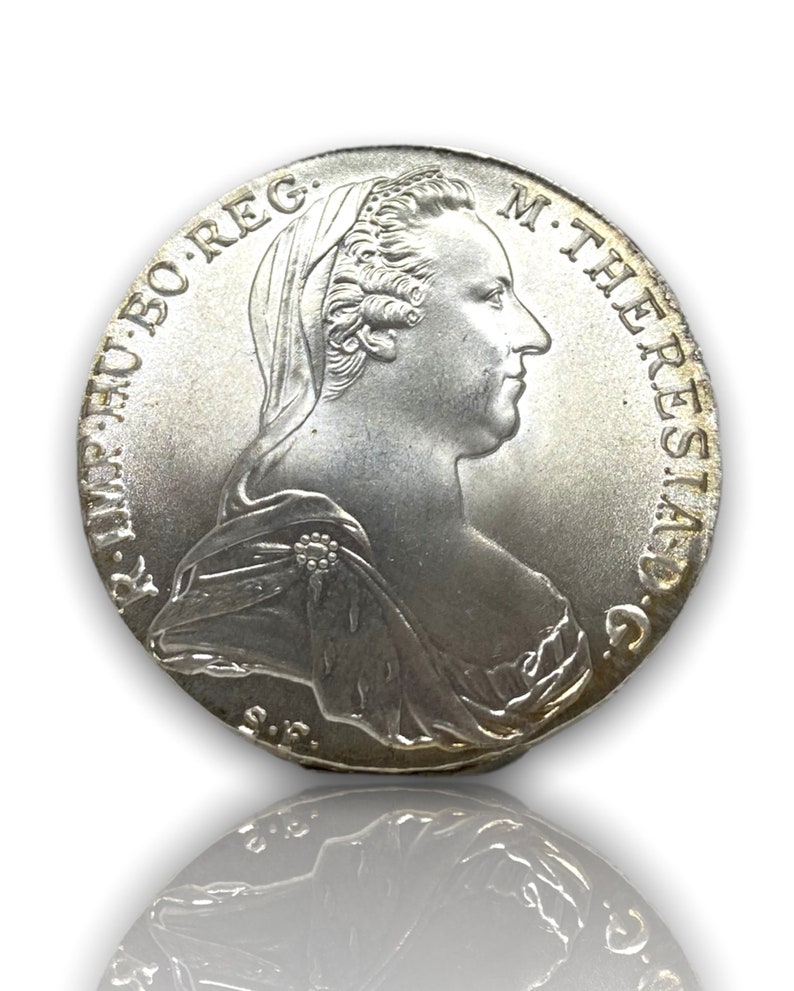 Maria Theresia Austrian 1 Thaler Silver Plated Coin 1780 - Etsy