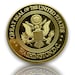 Gold CIA American Coin Concept, Memorable Coin, Central Intelligence ...