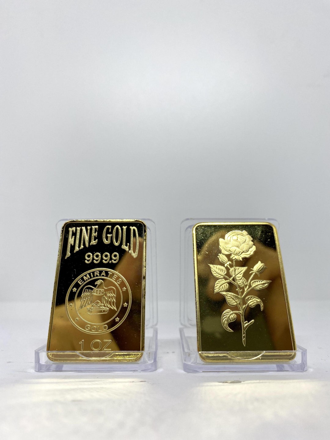 Gold Bar Emirates 1OZ REPLICA Goldplated Gold Bullion, Arab Gold - Etsy