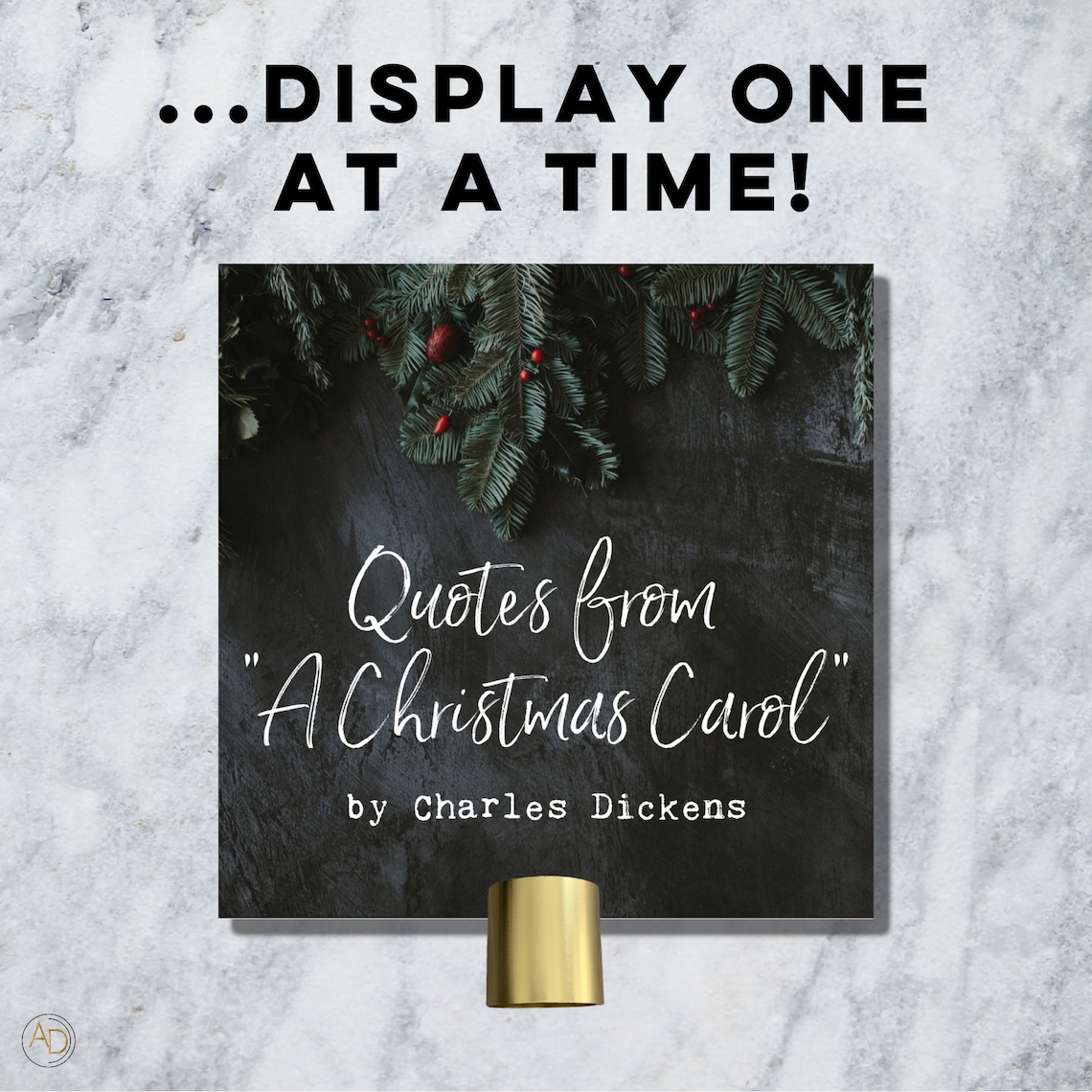 A Christmas Carol Quote Set | 6 Images | Digital Download | Printable ...