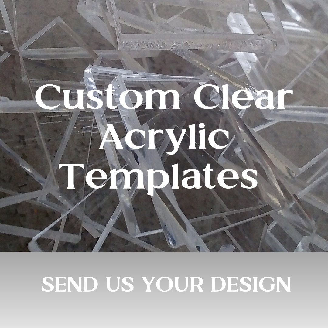Custom Acrylic Templates Designed for Handmade Wallets, Bags and Sewing ...