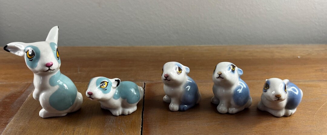 Wade Figurines Happy Family Series 1962-65 Rare Rabbit and 1978 ...