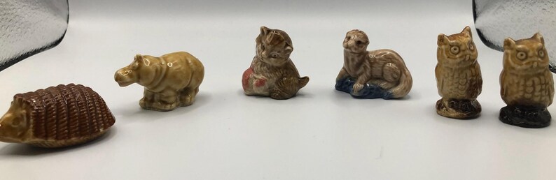 Wade Red Rose Tea Animals Set #1 - Vintage Miniatures 1967-73 Beaver ...