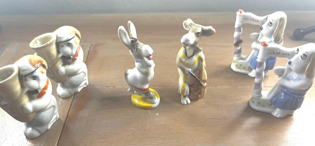 Wade Figurines Drum Box Series Dora Donkey Jem Bulldog Harpy Hippo ...