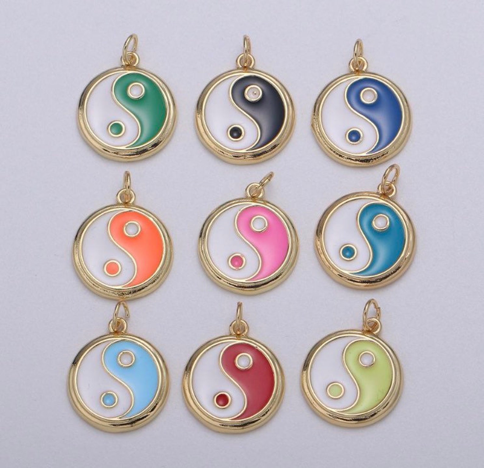 14k Gold Filled Yin Yang Necklace, Peace Jewelry, 14k Gold Filled Yin ...