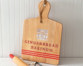Gingerbread Cutting Board | Etsy