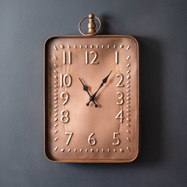 Copper Clock - Etsy