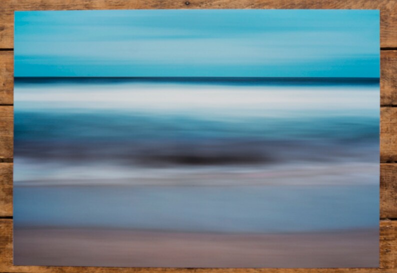 Seaside Abstract in Blue - A3 Giclée Print - Unmounted. - Etsy UK