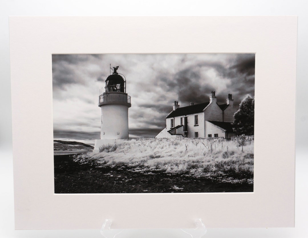 The Lighthouse at Ardgour A4 Giclée Printed and Mounted. External ...