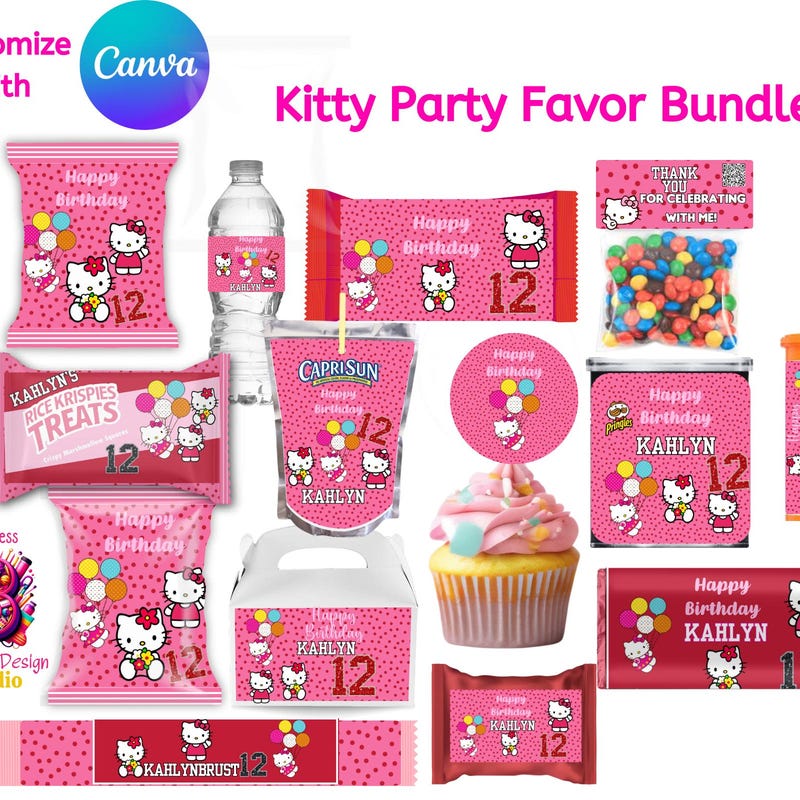 Hello Kiitty Party Favors - Etsy