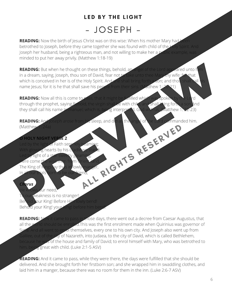 Light Out of Darkness - Church Christmas Program Production Outline ...