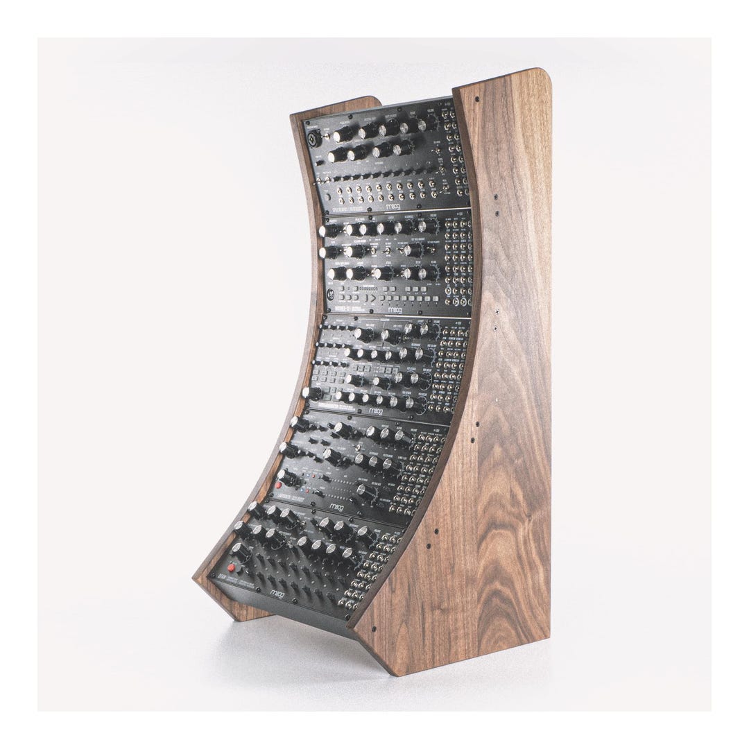 Moog Mount in Walnut for 5 Synthesizer Modules - Perfect for DFAM ...