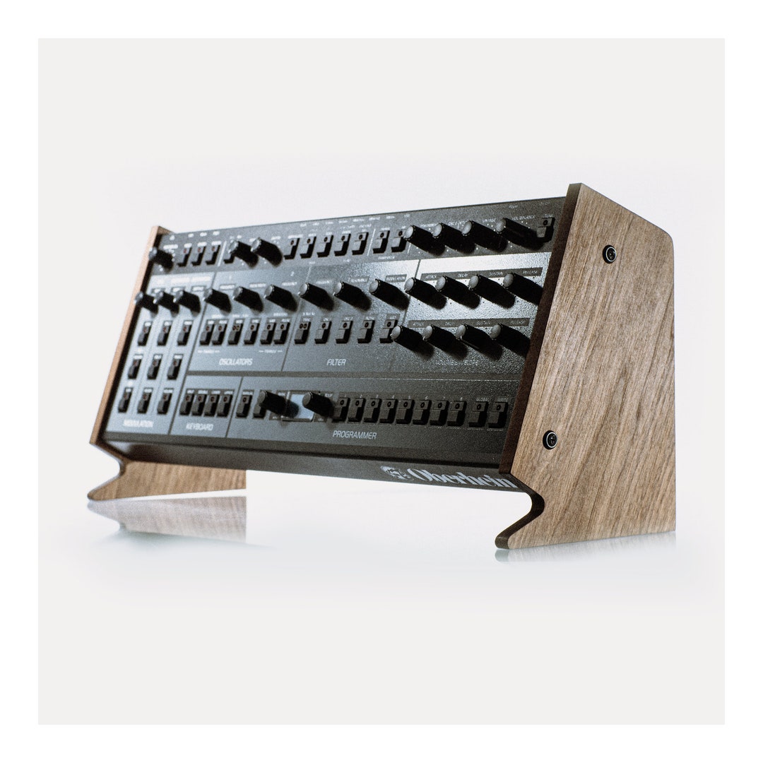 OB-X8 Stand in Walnut Perfect for Ergonomics, Cable Management and ...