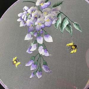 Handcrafted Chinese Traditional Embroidered Fan / Translucent Silk Fan ...