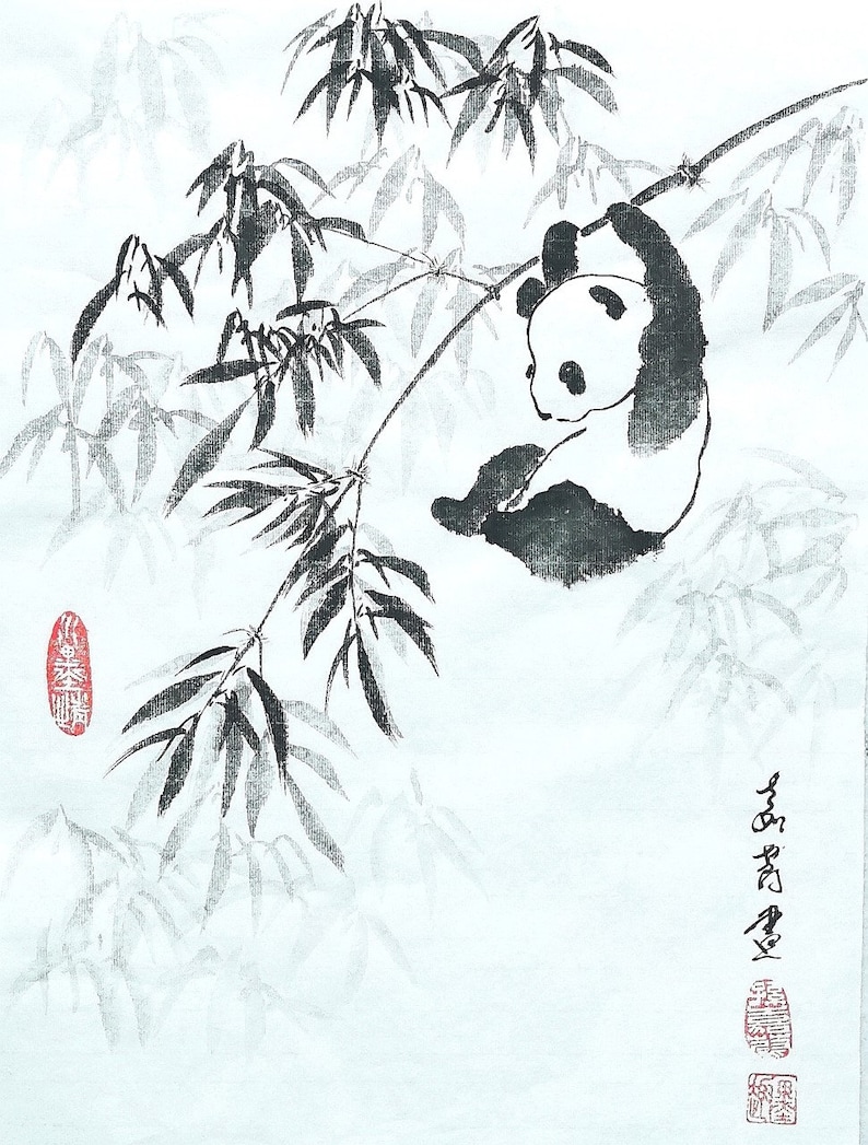Original Sumi-e Painting / Tradition Chinese Art / Hand - Etsy