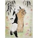 Panda Painting / Original Chinese Brush Water-ink Painting / Chinese ...