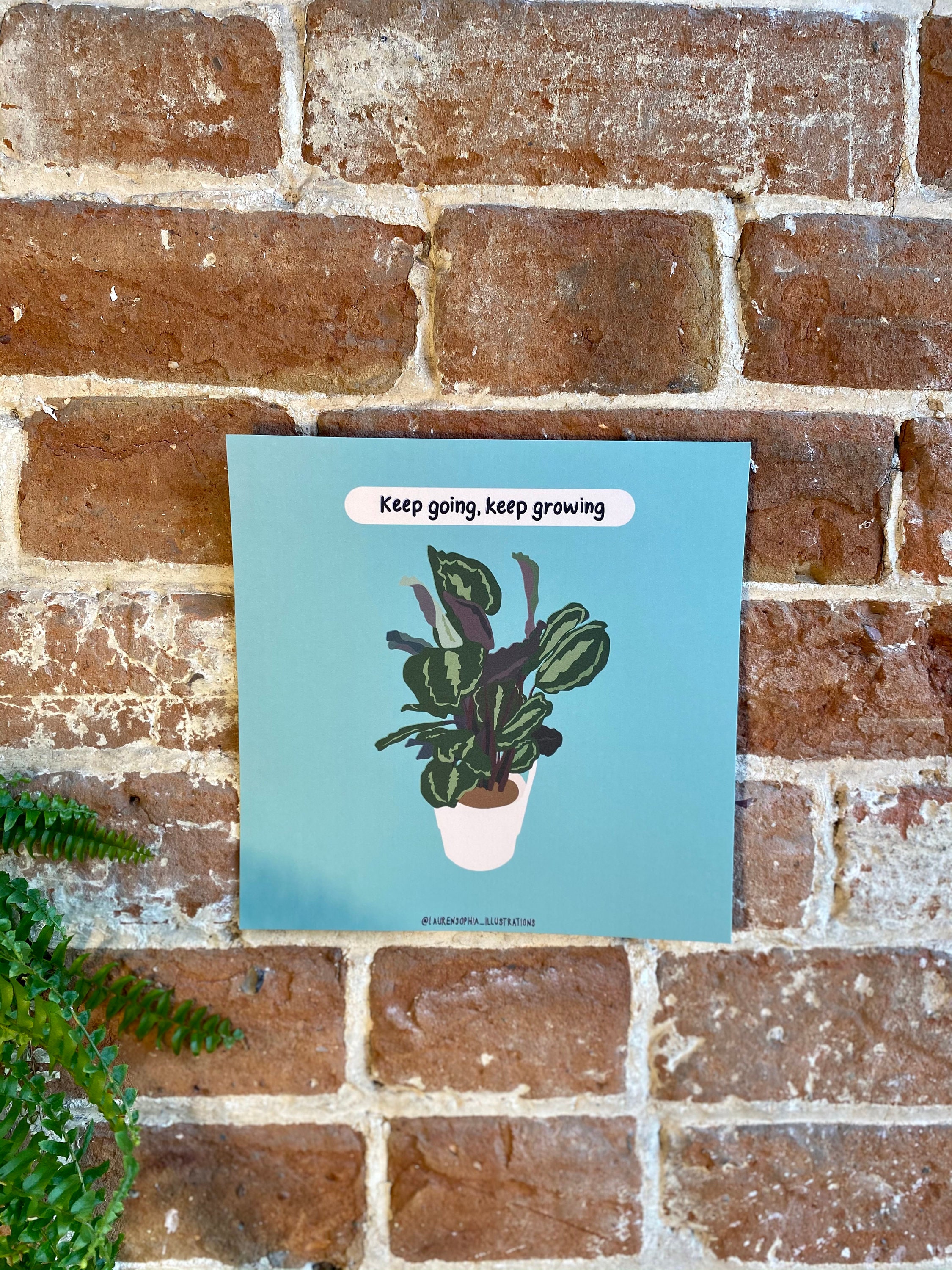 Keep going keep growing Print Digital Print Positive | Etsy