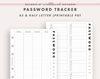 Account Credential Tracker - Etsy