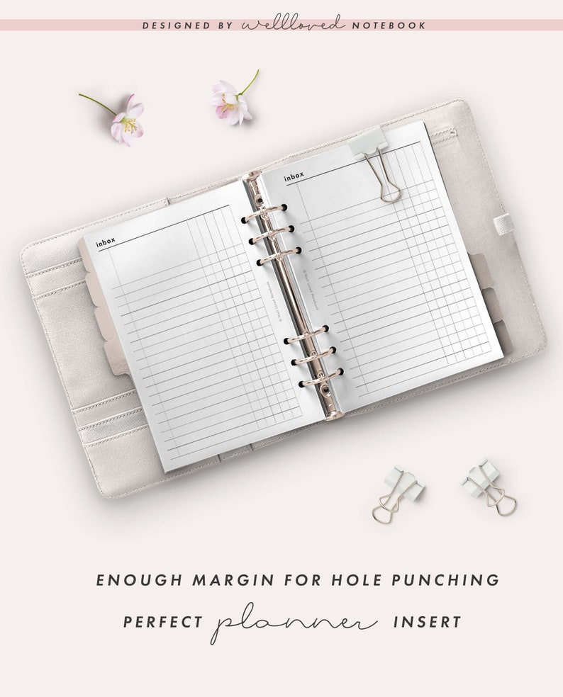 Inbox Dashboard Planner Printable Daily Braindump List - Etsy Ireland