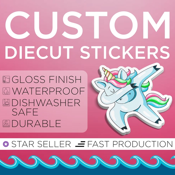 Small Custom Sticker - Etsy