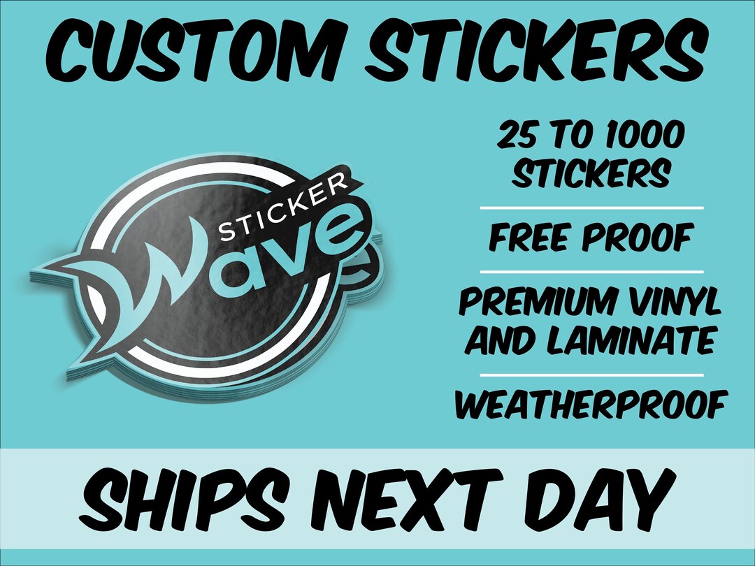 Custom Vinyl Stickers / Die Cut Stickers / Logo Stickers / - Etsy