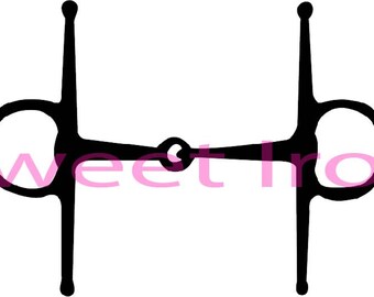 Snaffle Bit Svg File - Etsy