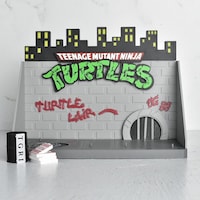 TMNT Vintage Teenage Mutant Ninja Turtles Action Figure Stand - Etsy