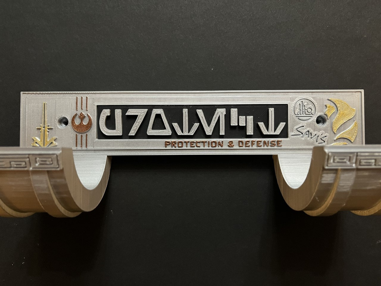 Savi's Lightsaber Wall Mount Display Rack - Etsy