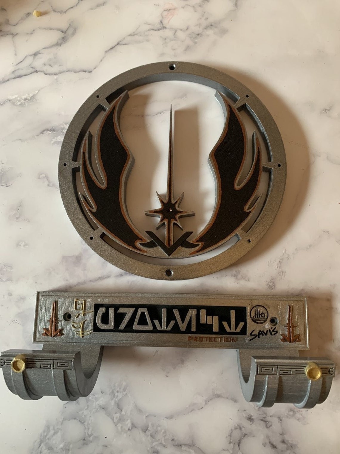 Savi's Lightsaber Wall Mount Display Rack | Etsy