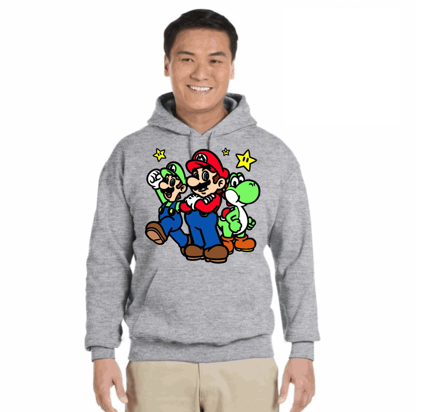 Super Mario Hoodie Boys, Super Mario Sweatshirt, Mario Hoodie, Hoodie ...
