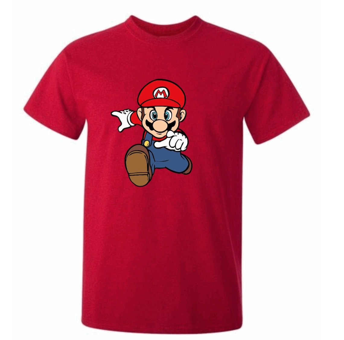 Mario T-shirt Custom T-shirt Super Mario Brothers T-shirt | Etsy