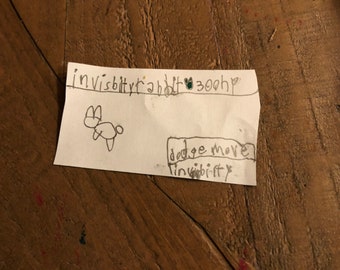 Invisible Rabbit - Etsy