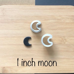 Star, Moon, and Cloud Clay 1 Inch Clay Cutters, Mini Clay Cutters ...