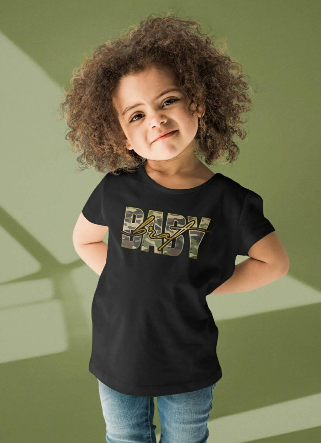 Military Kid Tshirt: Baby Brat, Military Child, Army, Gift, Birthday ...