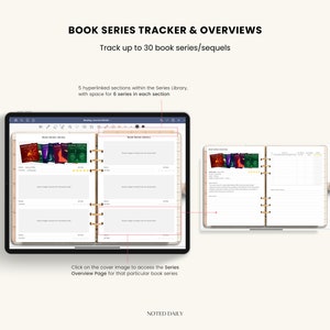 Digital Reading Journal, Digital Reading Planner, Book Journal ...