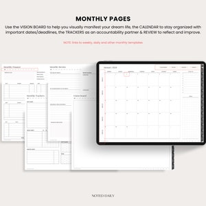 2024 Digital Planner, Horizontal Planner, 2024 Dated Planner ...