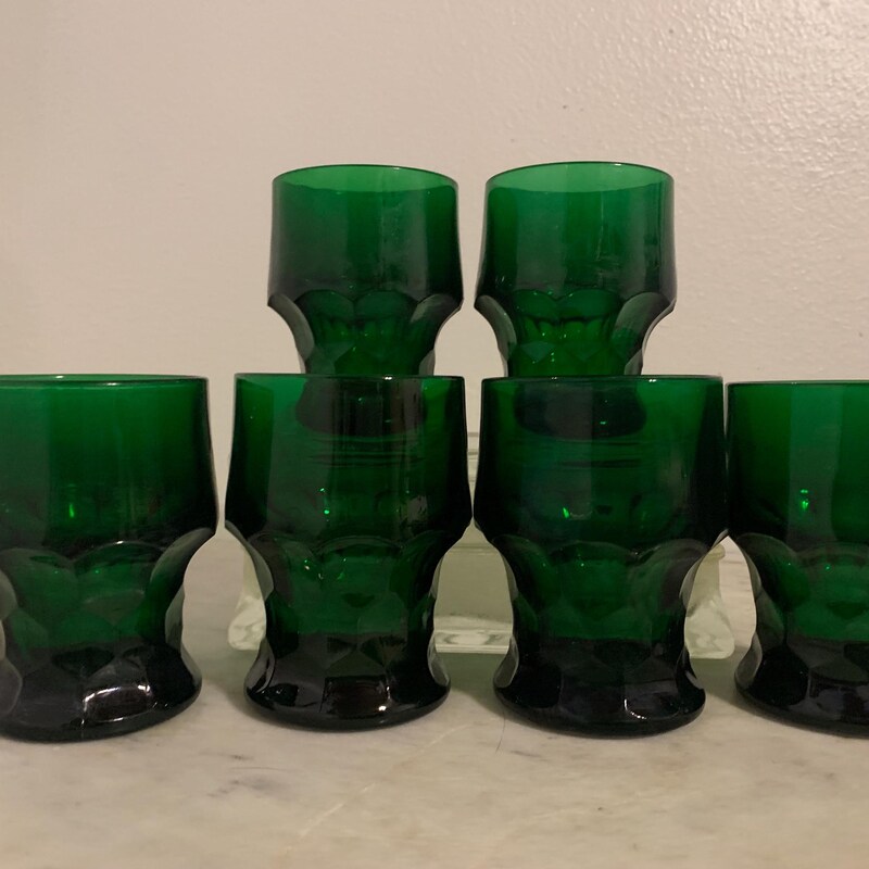 Green Glassware - Etsy