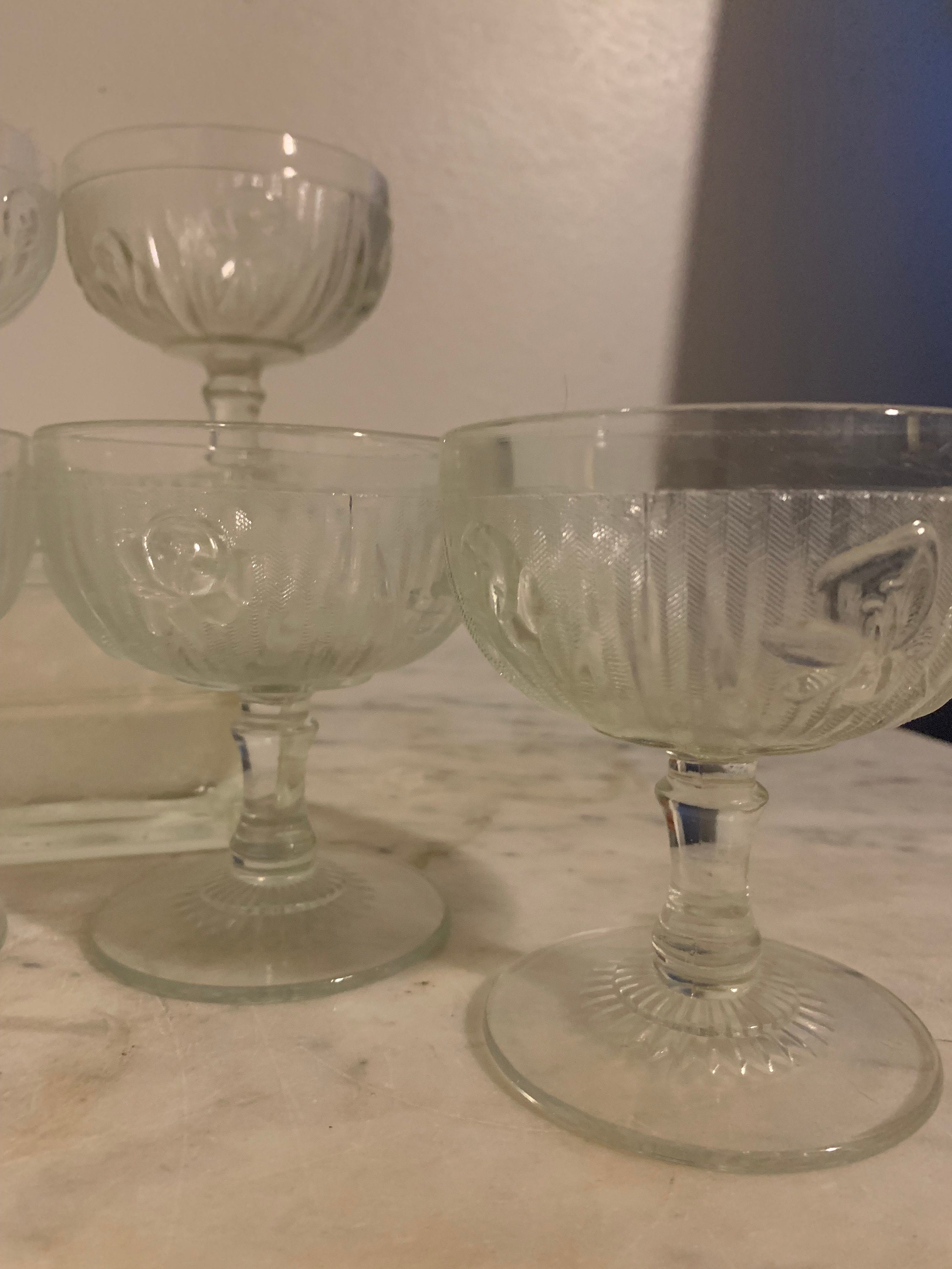 Iris and Herringbone Sherbert Bowls - Etsy