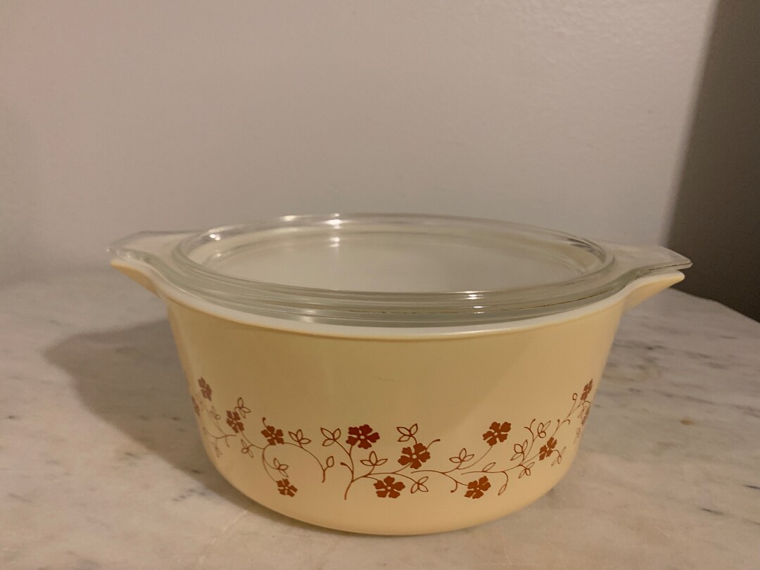 Pyrex Trailing Flowers Casserole - Etsy