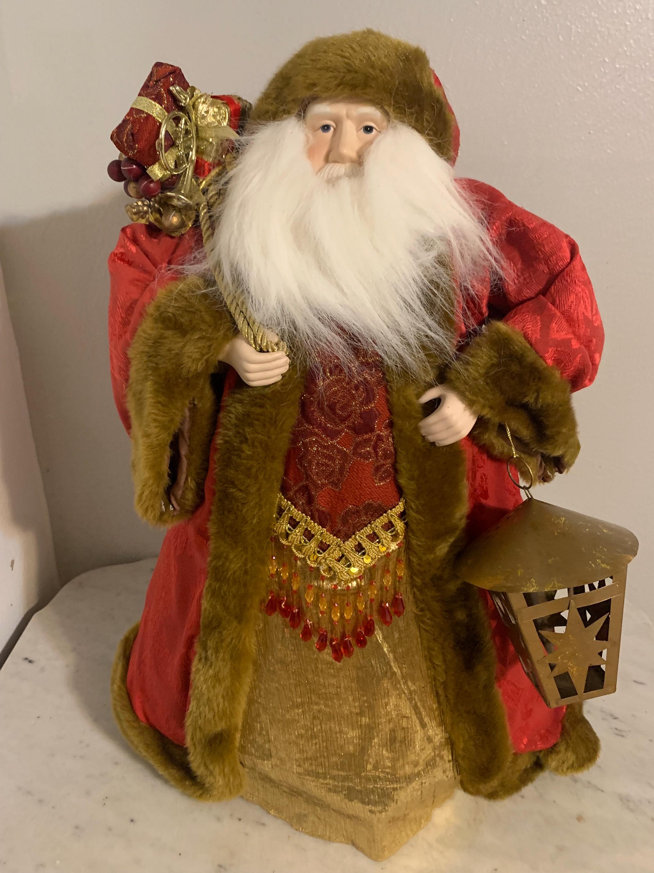 Vintage Santa Tree Topper/centerpiece - Etsy
