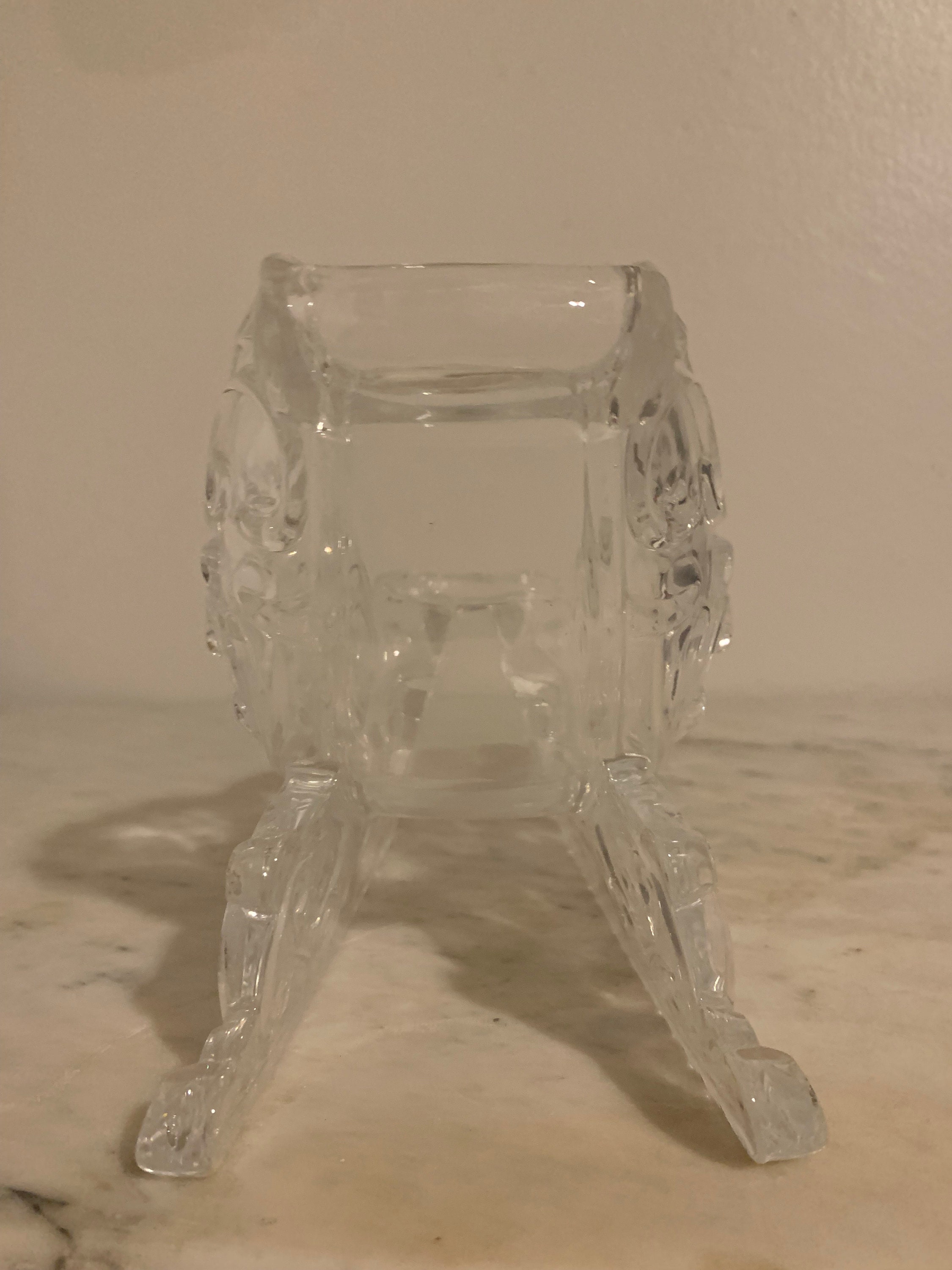 Fitz and Floyd Crystal Sleigh Candy Dish - Etsy