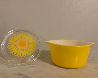 Vintage Pyrex Citrus Daisy Complete Cinderella Bowl Set 441 442 443 444 ...