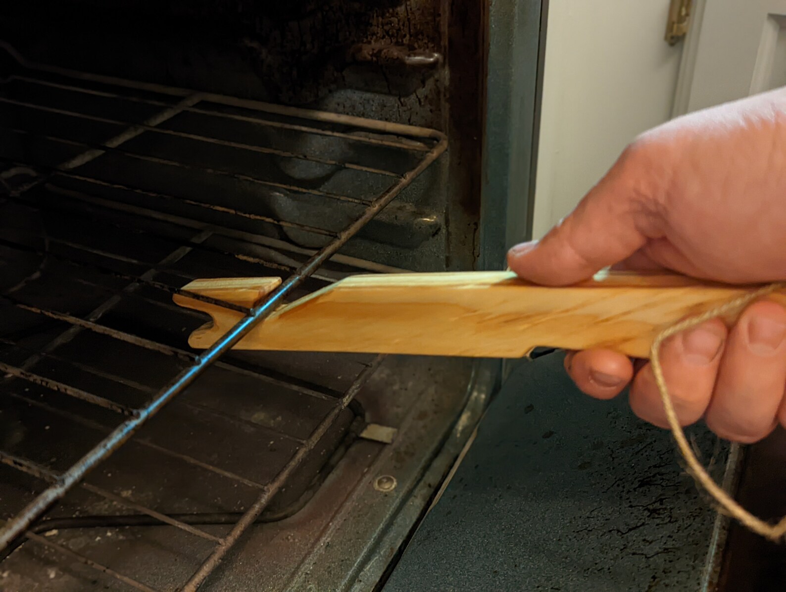 DIGITAL FILE Oven Rack Push Pull Stick Hot Rack Handle Cooking Utensil ...