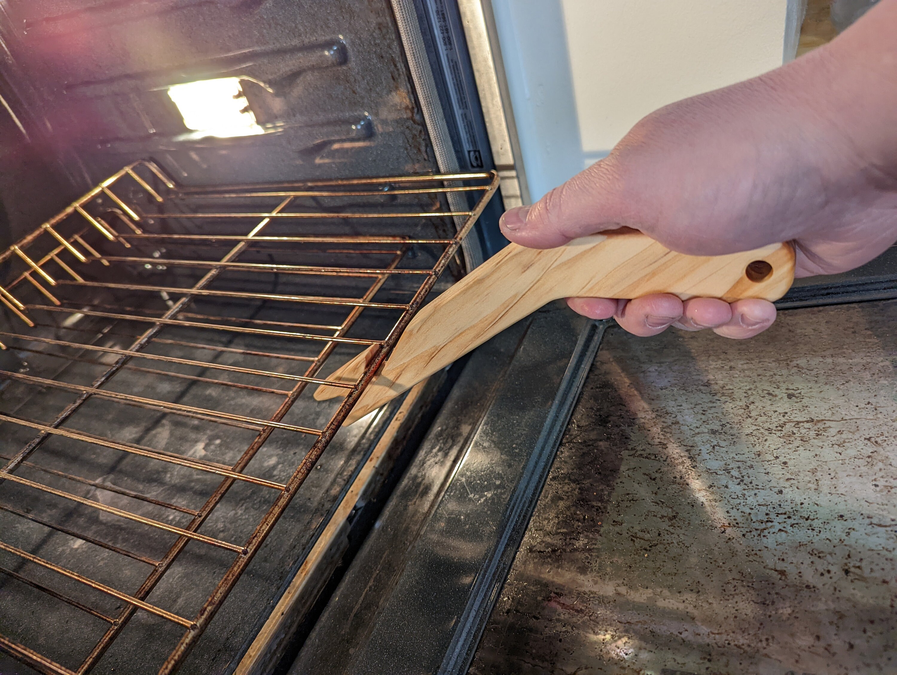 DIGITAL FILE Oven Rack Push Pull Stick Hot Rack Handle Cooking Utensil ...